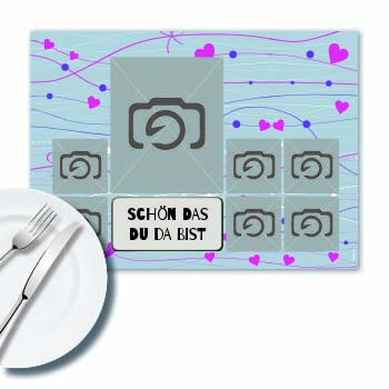 Foto Tischset mit eigenen Bildern